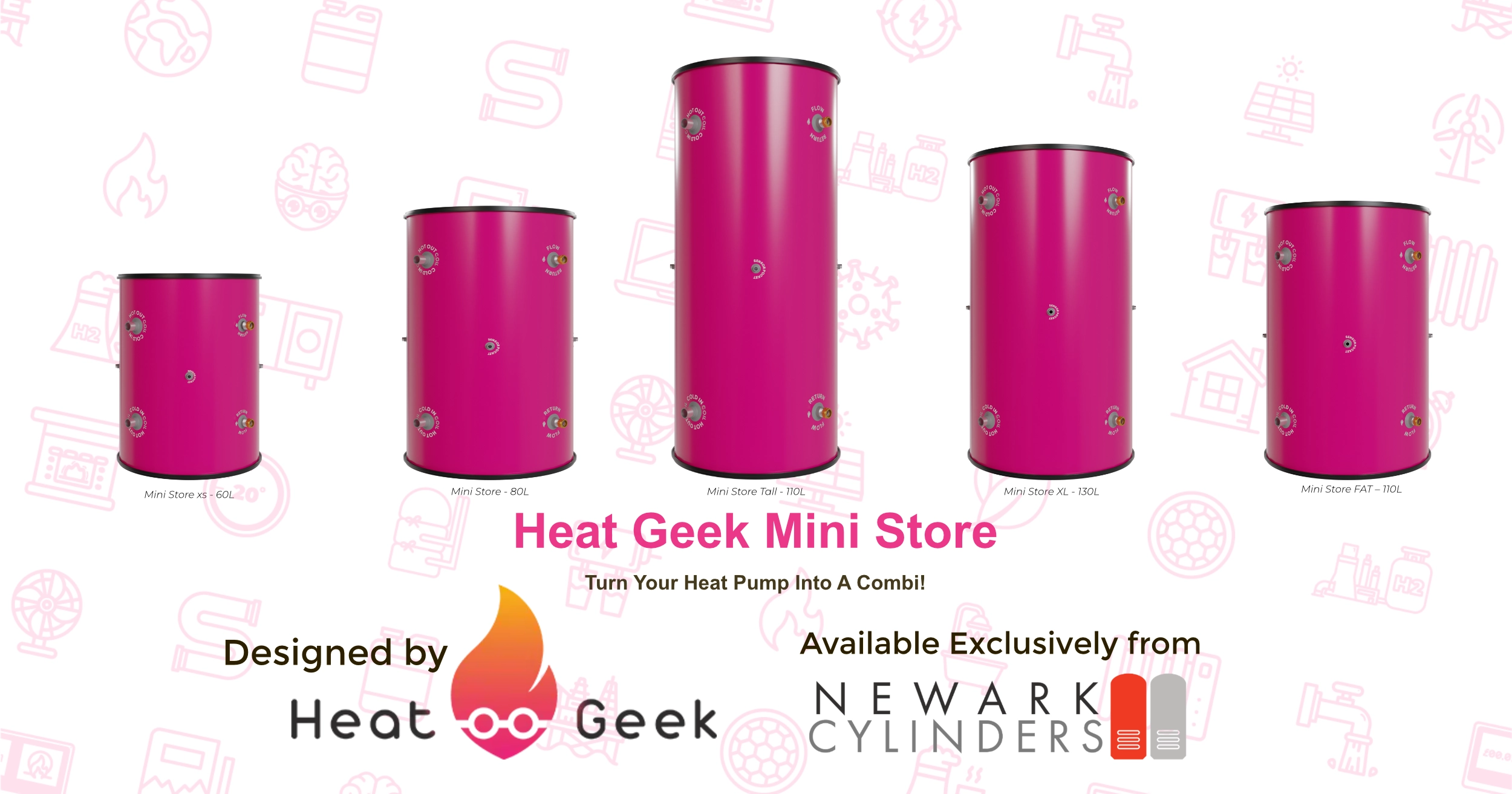Heat Geek Mini Store Order Form - Newark Cylinders